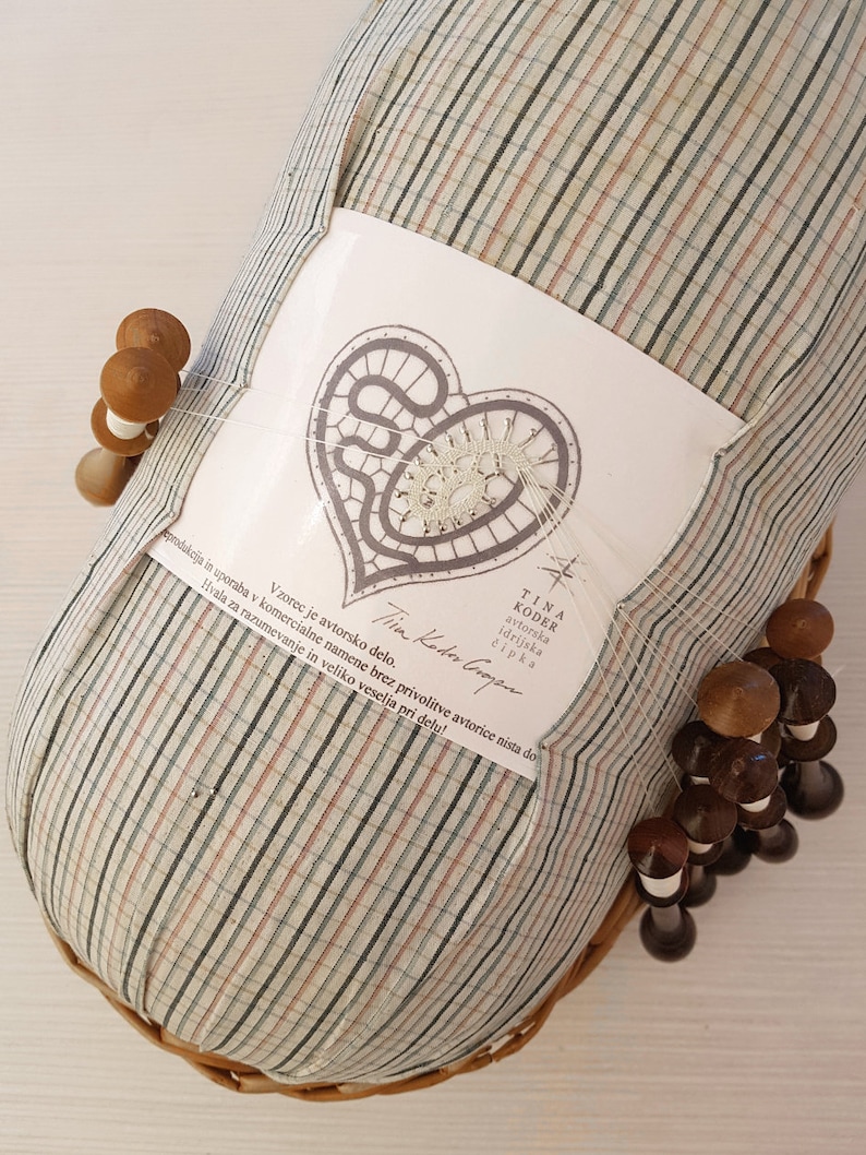 Idrija Bobbin Lace Pattern-heart - Etsy