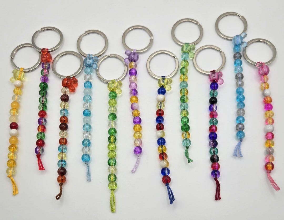 Princess Themed Beaded Keychains for Pixie Dust/fish Extender - Etsy