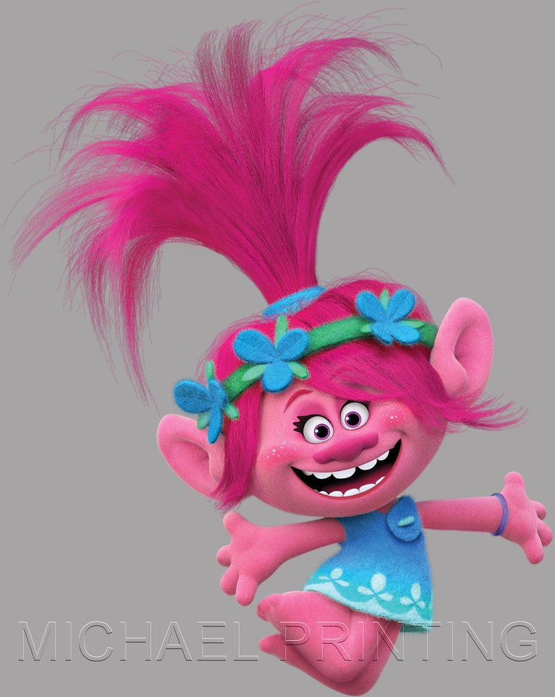 Poppy trolls Princess poppy png trolls print file Poppy | Etsy