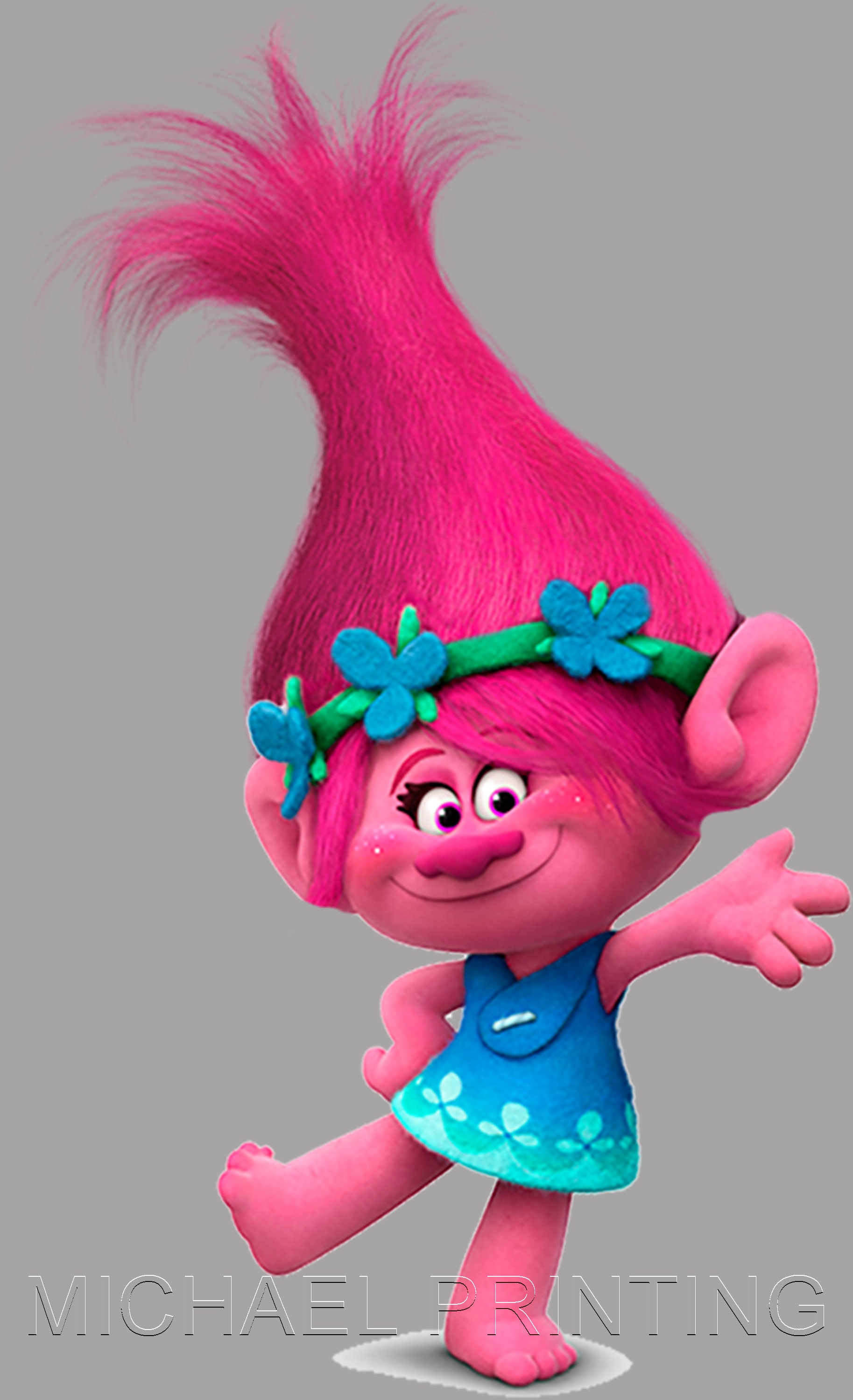 Poppy trolls Princess poppy png trolls print file Poppy | Etsy