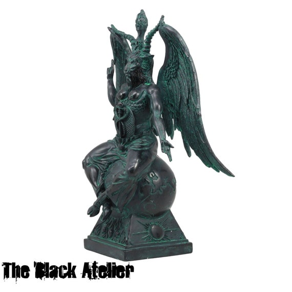 Figurines Baphomet Statue Goat Heat Satanic Baphomet Altar Decoration ...