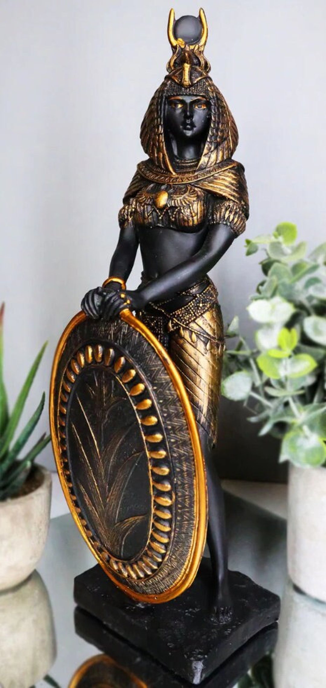 Egyptian Goddess Isis Ra Standing Figurine11 Inches Statue - Etsy