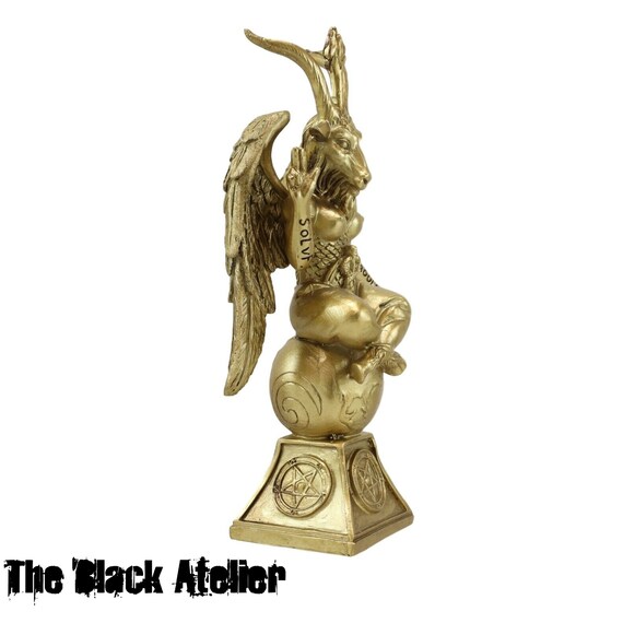 Figurines Baphomet Statue Goat Heat Satanic Baphomet Altar Decoration ...