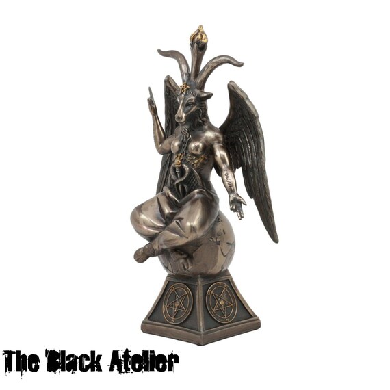 Figurines Baphomet Statue Goat Heat Satanic Baphomet Altar Decoration ...