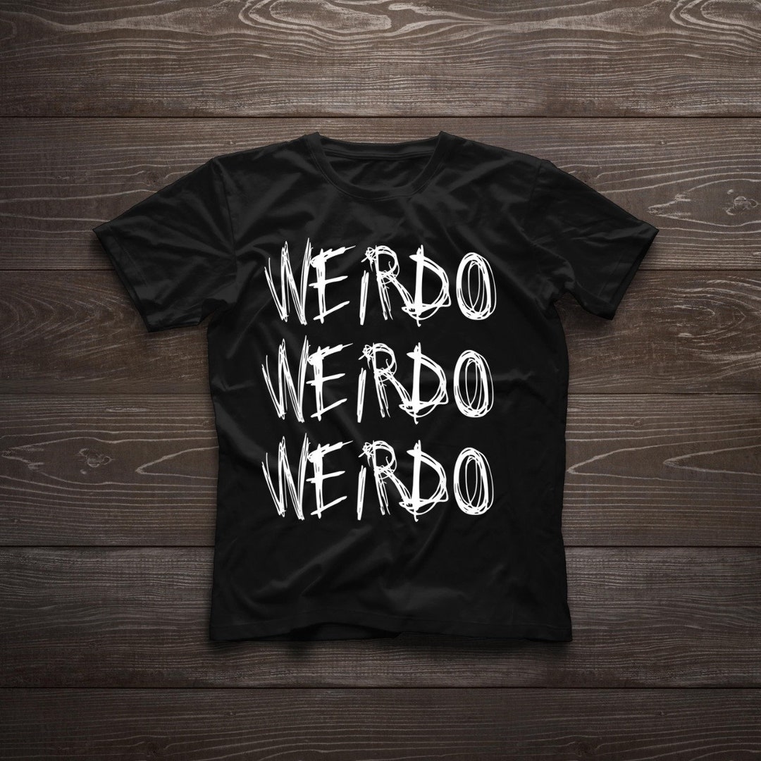 WEIRDO Punk Emo Weird Goth Heavy Metal Spooky Stay Weird - Etsy