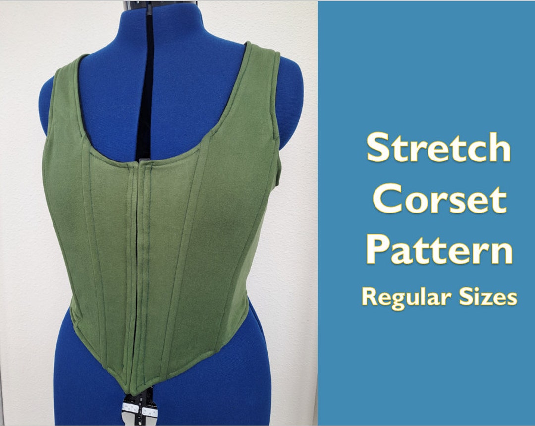 Mckenzie Stretch Corset PDF Pattern DIY Sewing Tutorial - Etsy