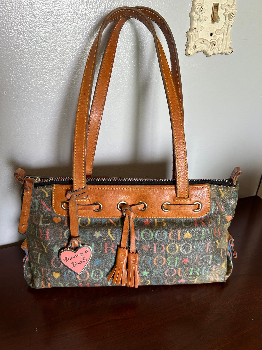 Vintage Dooney and Bourke Shoulder Bag Purse - Etsy