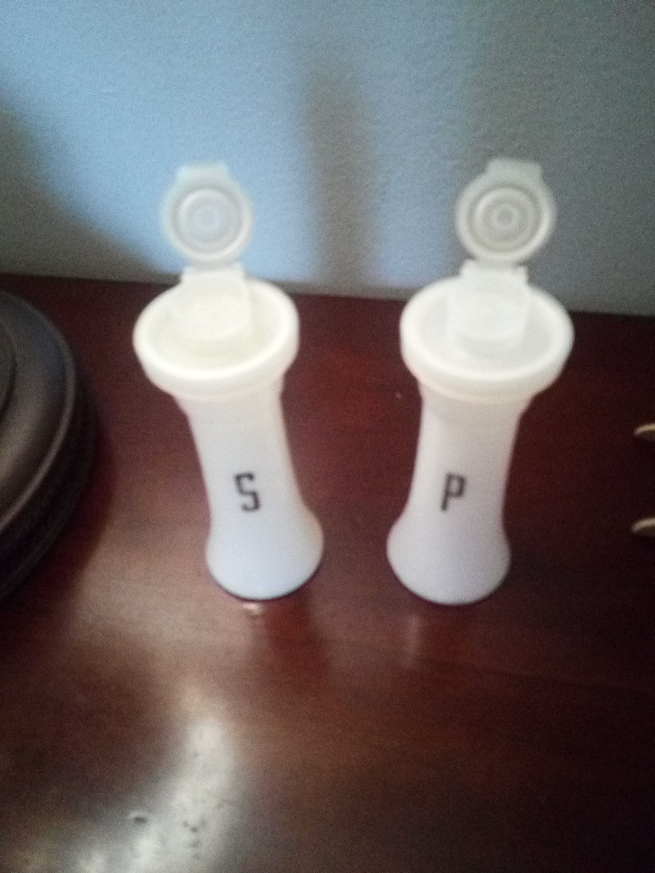 Vintage Tupperware Mini Salt a D Pepper Shakers With the Holder - Etsy