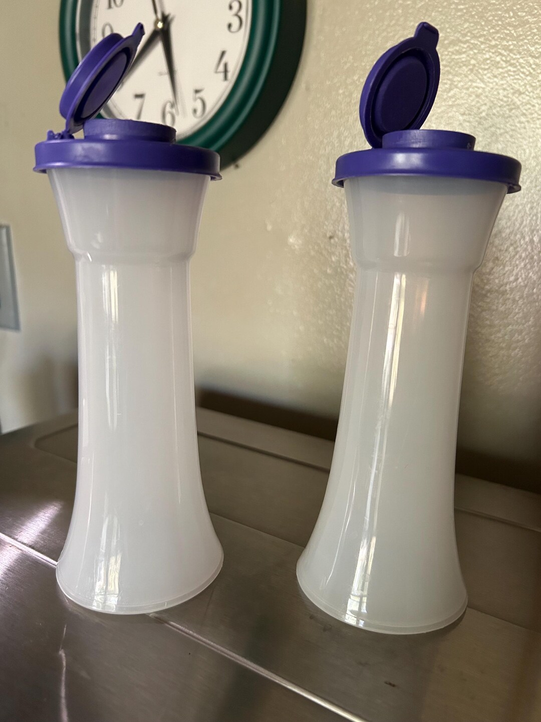 Tupperware Large Salt and Pepper Shaker Set - Etsy