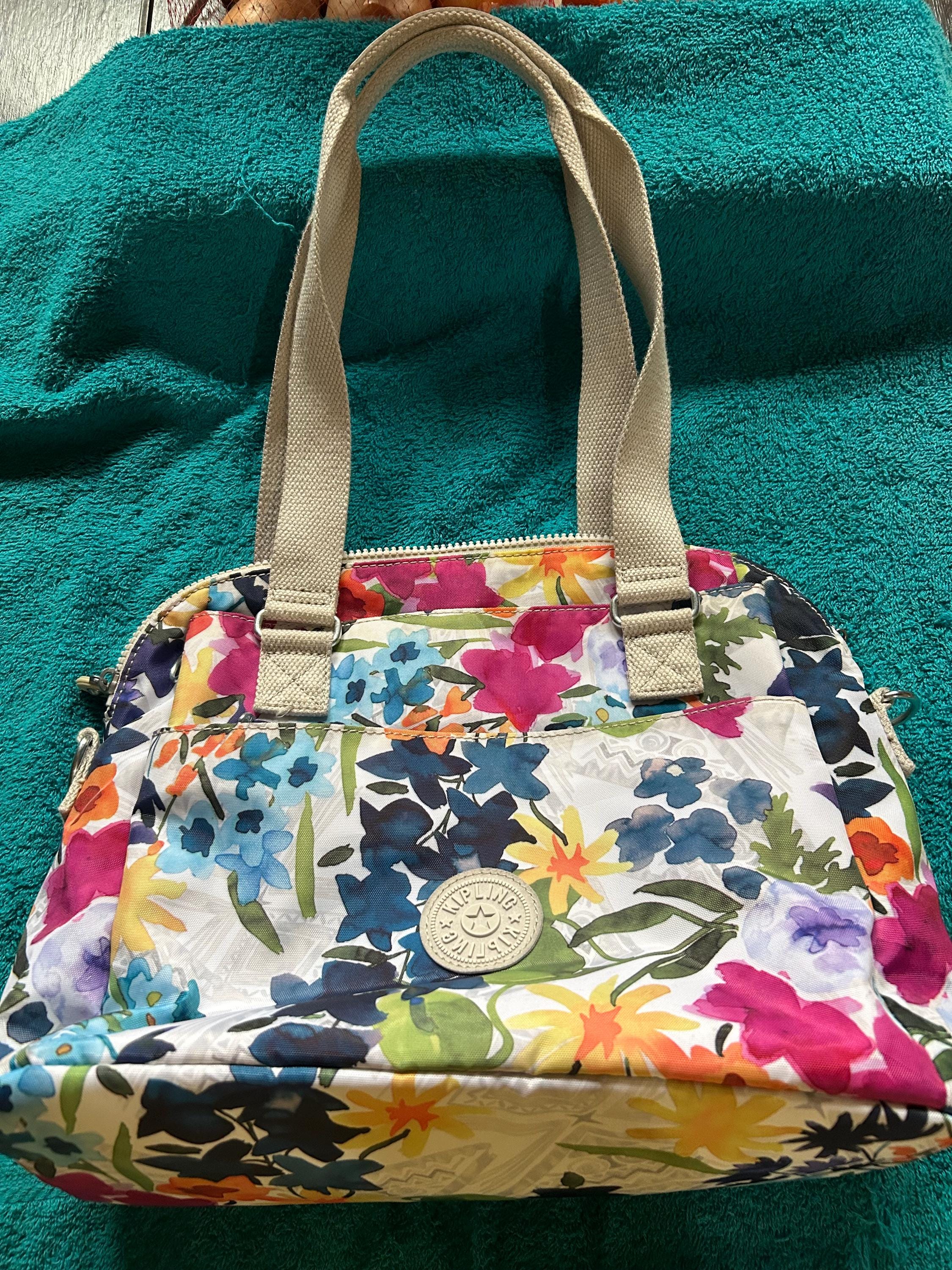 Kipling Floral Shoulder Bag - Etsy