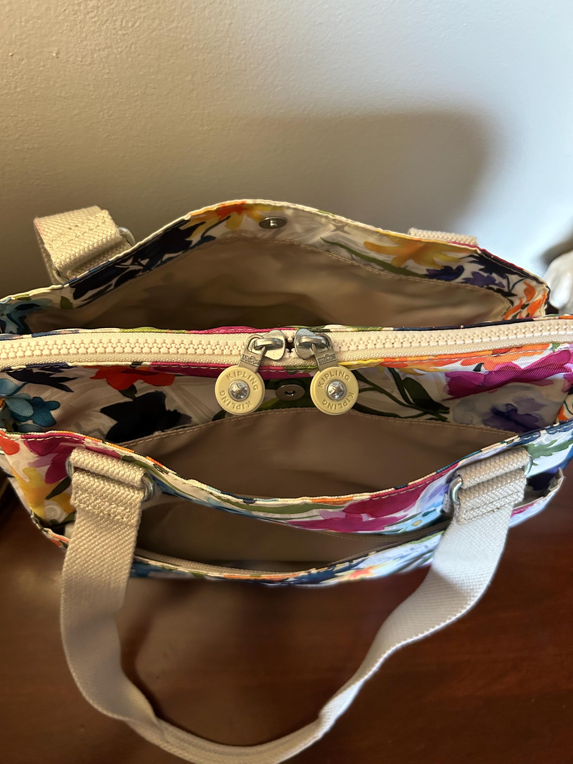 Kipling Floral Shoulder Bag - Etsy