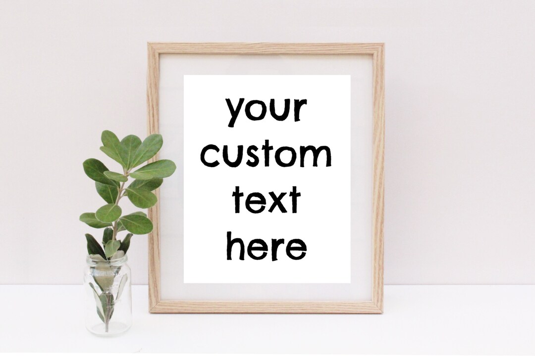 Custom Digital Print (custom Printable, Custom Birthday Card, Custom ...