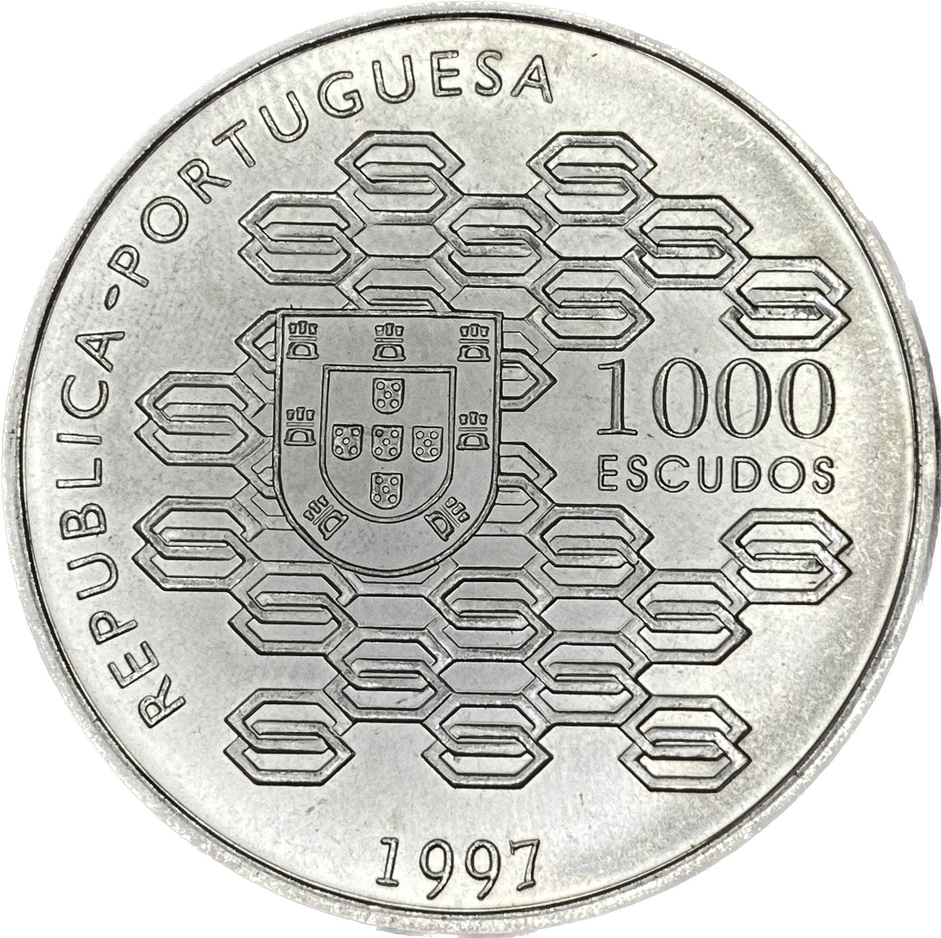 Silver 1000 Escudos Coin Portugal 1997 - Etsy