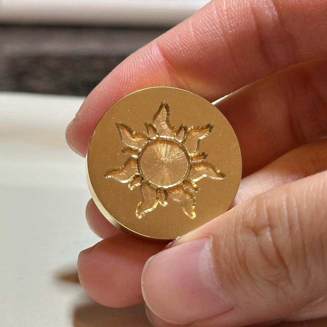 Sun Wax Seal Stamp | Rapunzel Disney Tangled Princess Inspired Stamp ...