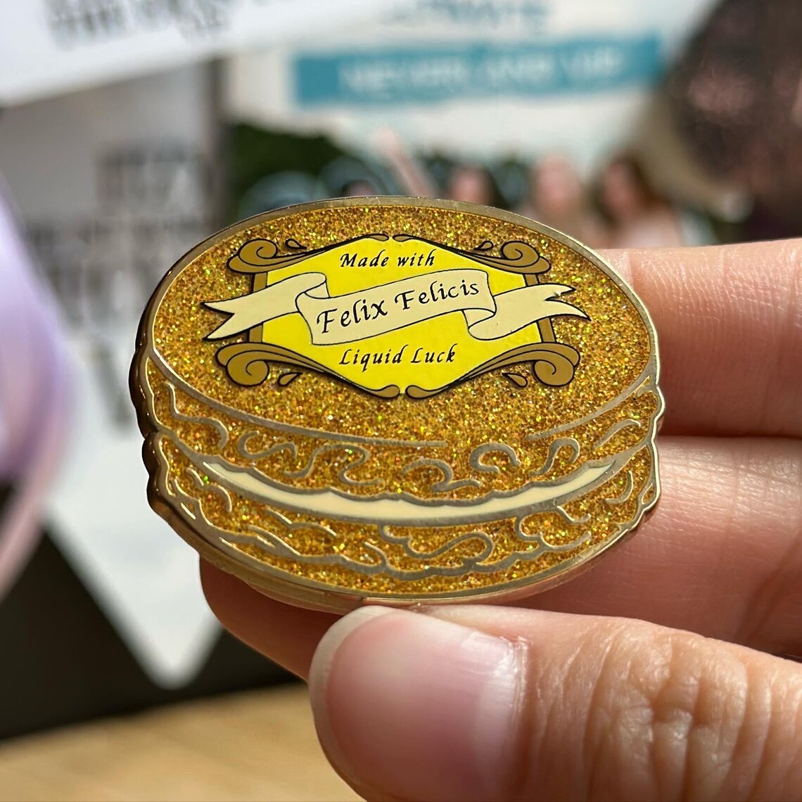 Macaron Enamel Pin | Love Potion Amortentia Pensieve Felix Felicis Luck ...