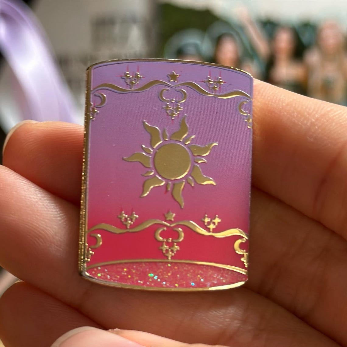 Tangled Lantern Pin | Rapunzel Inspired I See the Lights Rainbow ...