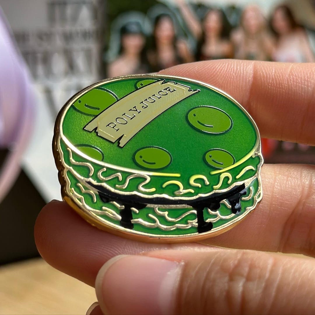 Macaron Enamel Pin | Love Potion Amortentia Pensieve Felix Felicis Luck ...