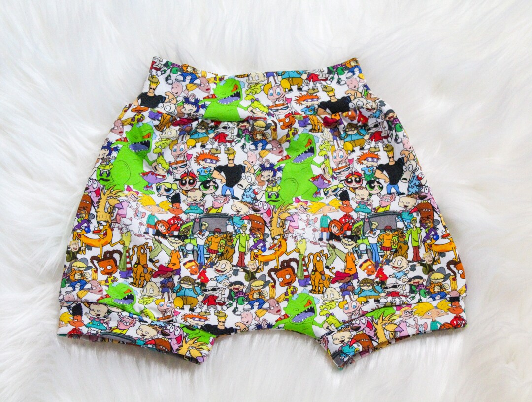 Nineties Cartoon Boy Shorties Shorts for Boys Toddler - Etsy