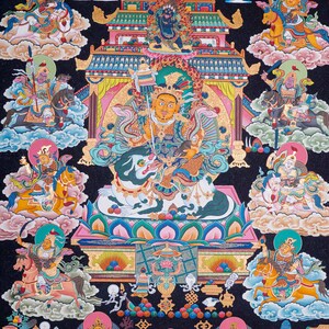 Zambala (temple) Thangka Painting | Sacred Handpainted Tibetan Art for ...