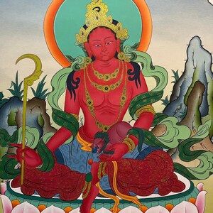 Red Tara Thangka Painting | Handpainted Tibetan Art | Buddhist Goddess ...