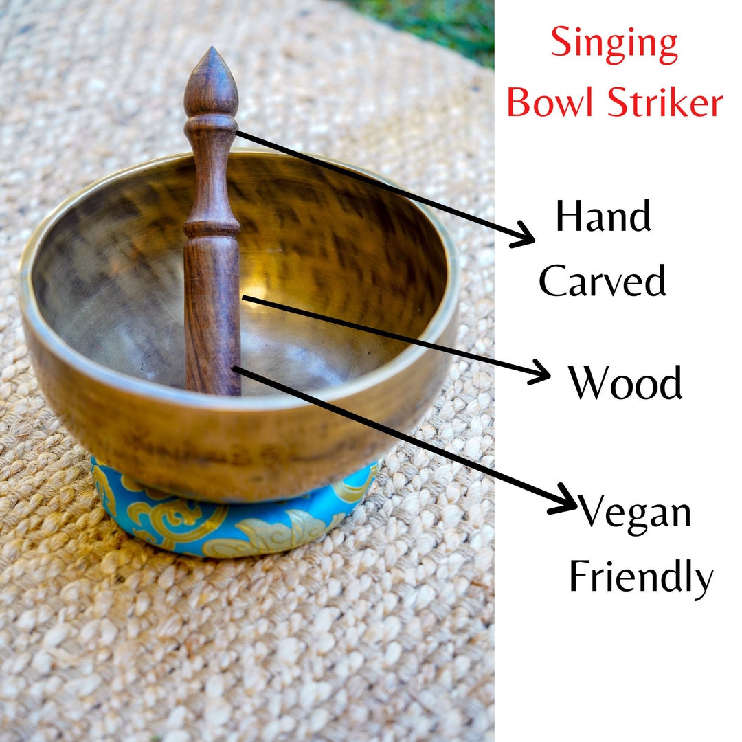 Wooden Stick for Singing Bowl - Best Quality Mallet Striker for Any ...
