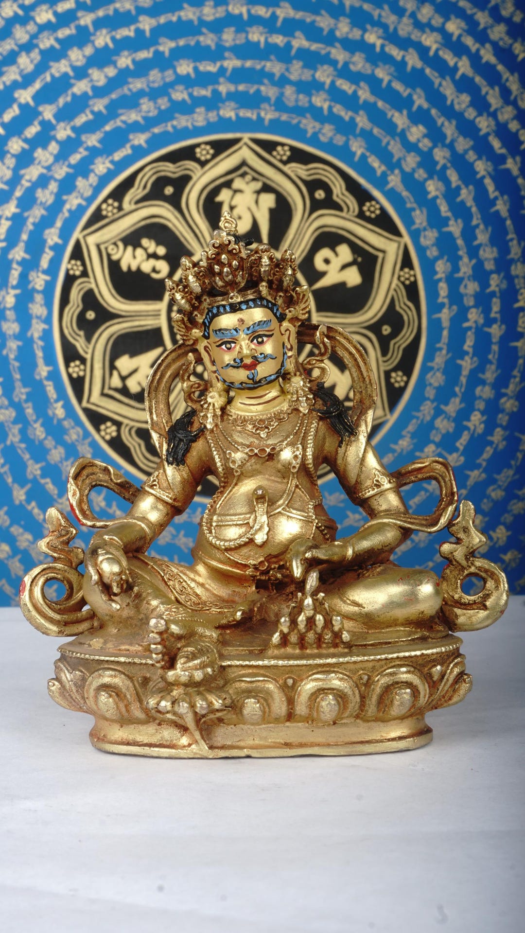Sale -zambala or Jhambala Statue From Nepal - Wealth God Kubera | Hand ...