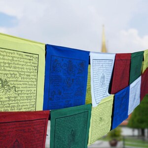 Tibetan Deities Prayer Flag | Spiritual Tibetan Buddhist Prayer Flag ...