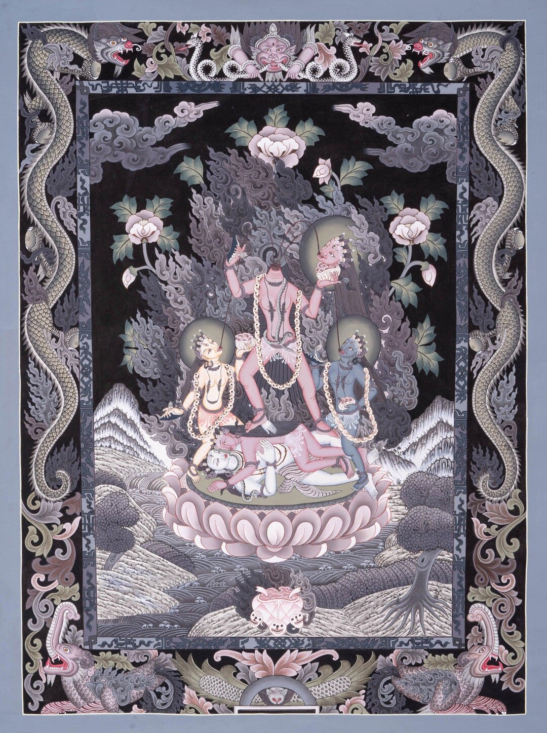 Daikini Thangka Painting | Beautiful High Quality Genuine Tibetan Art ...