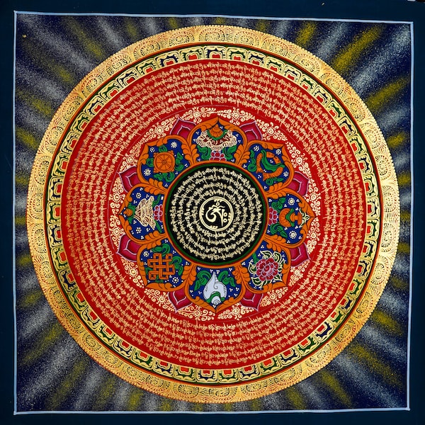 Mandala Painting - Etsy