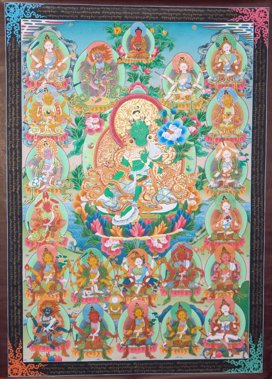 21 Tara Thangka Painting- Surya Gupta Tradition | Master Quality ...