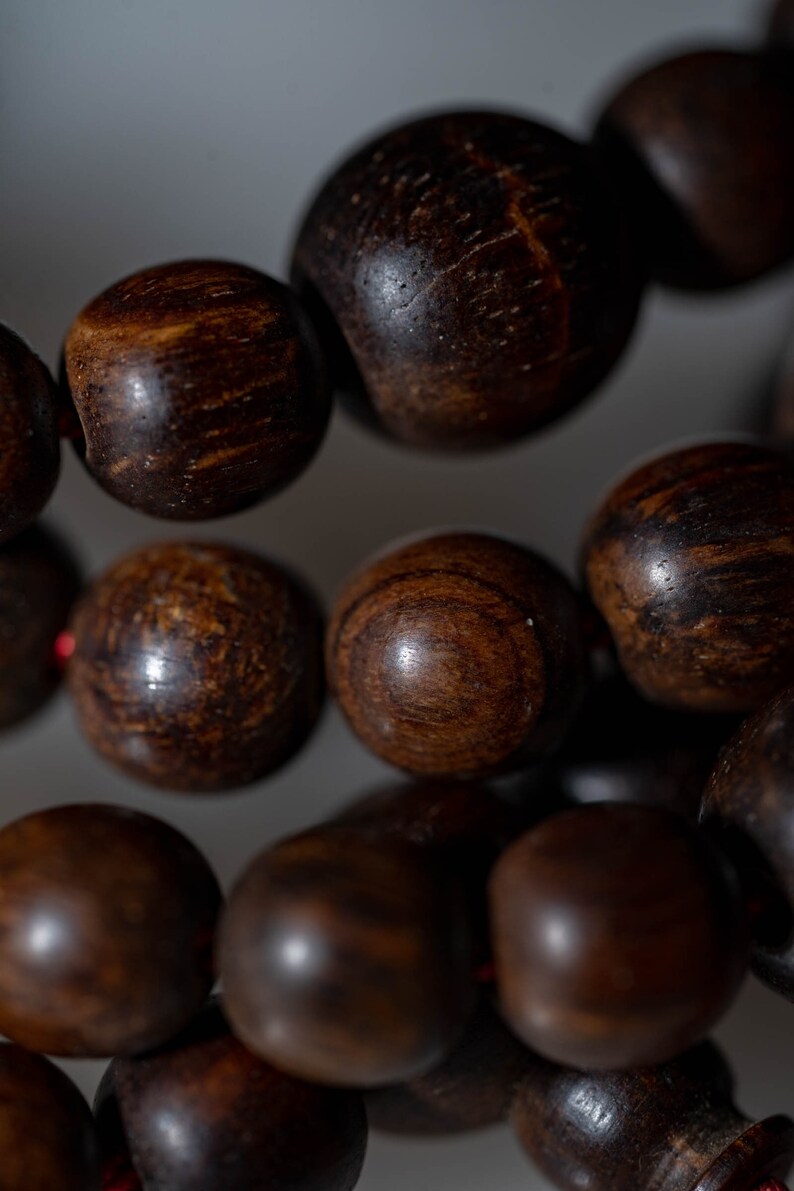 Bayong Wood Mala or Hand Wrist Mala - Genuine Wood Pendant From Nepal ...
