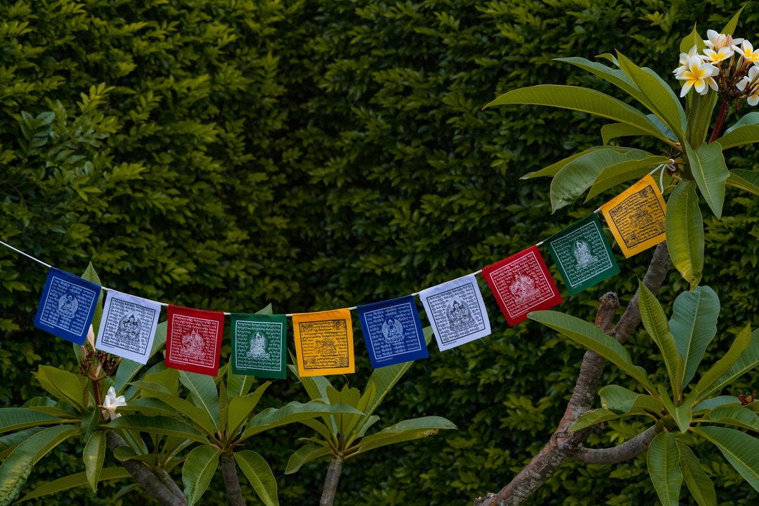 Traditional Lungta Tibetan Flags | Best Quality Cotton Buddhist Flags ...