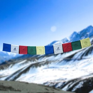 Tibetan Deities Prayer Flag | Spiritual Tibetan Buddhist Prayer Flag ...
