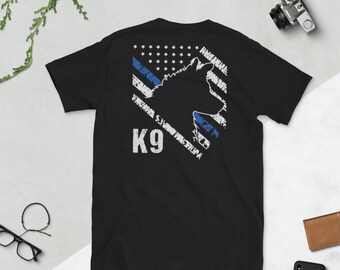 K-9 Handler K9 Unit Police Dog Service Dog Cop Short-sleeve - Etsy