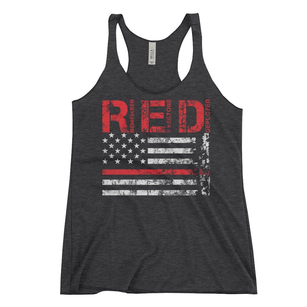 RED Military Women's Racerback Tank - Etsy