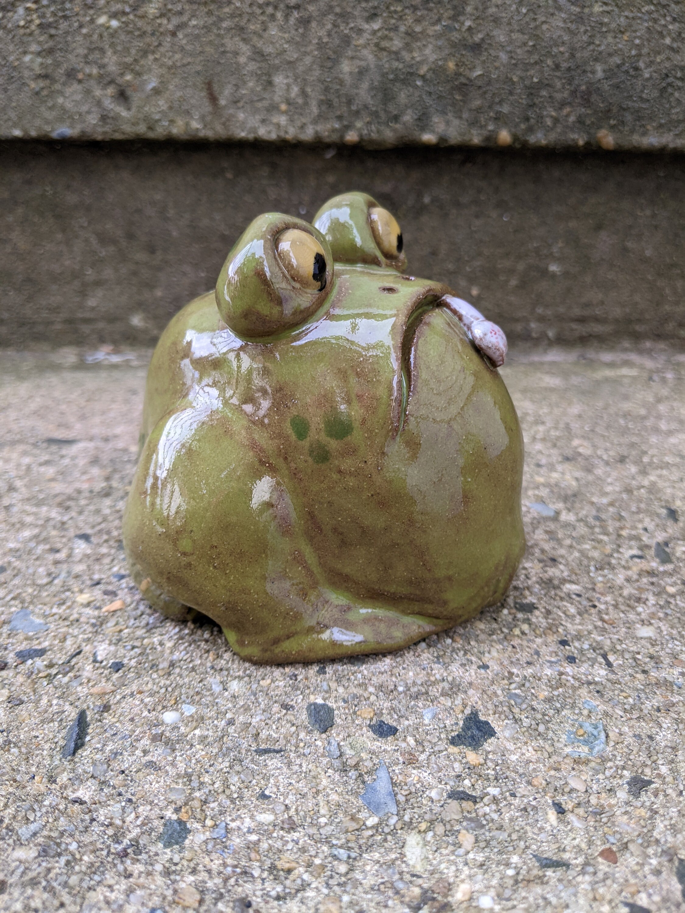 Ribbit. Fun Ceramic Frog. - Etsy