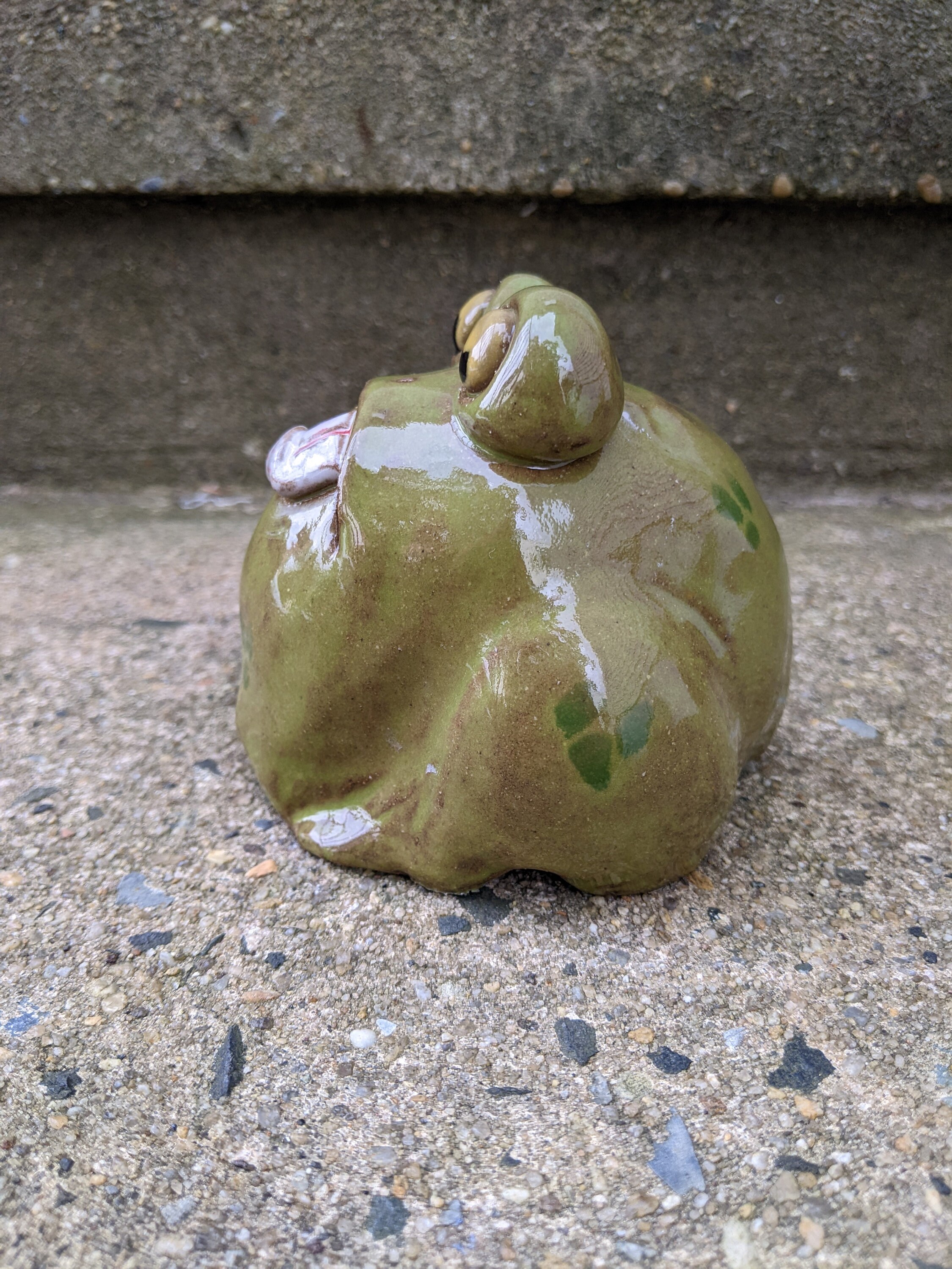 Ribbit. Fun Ceramic Frog. - Etsy