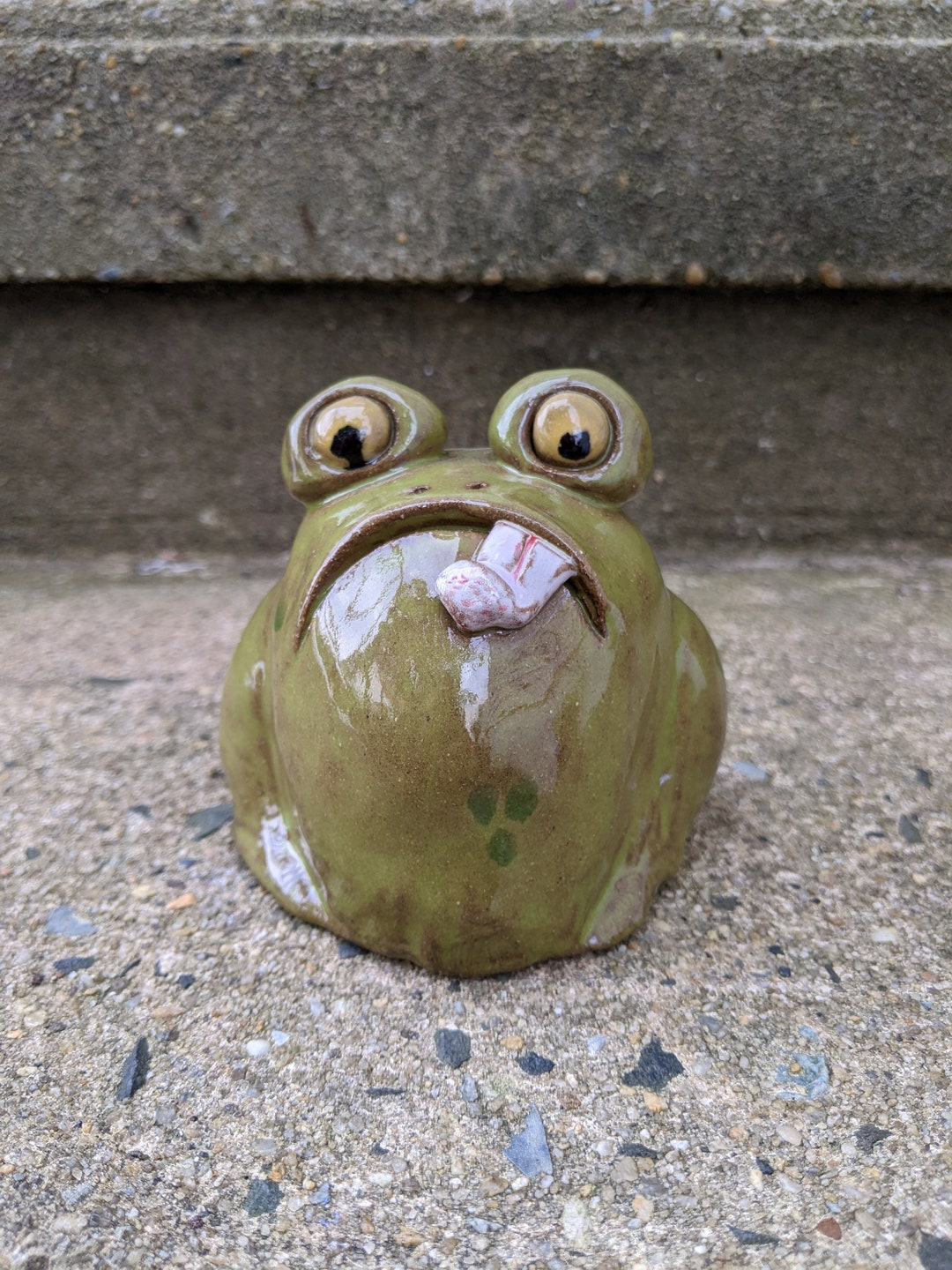Ribbit. Fun Ceramic Frog. - Etsy