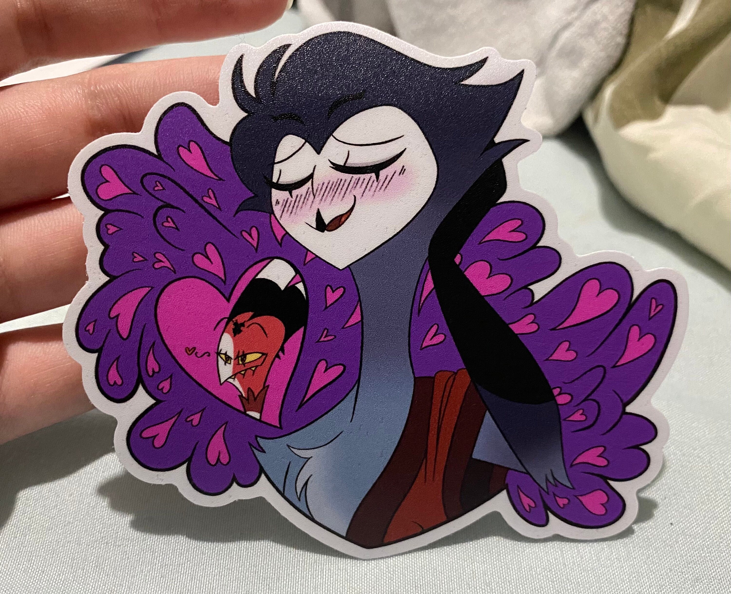 Swooning Stolas Helluva Boss Stickers - Etsy