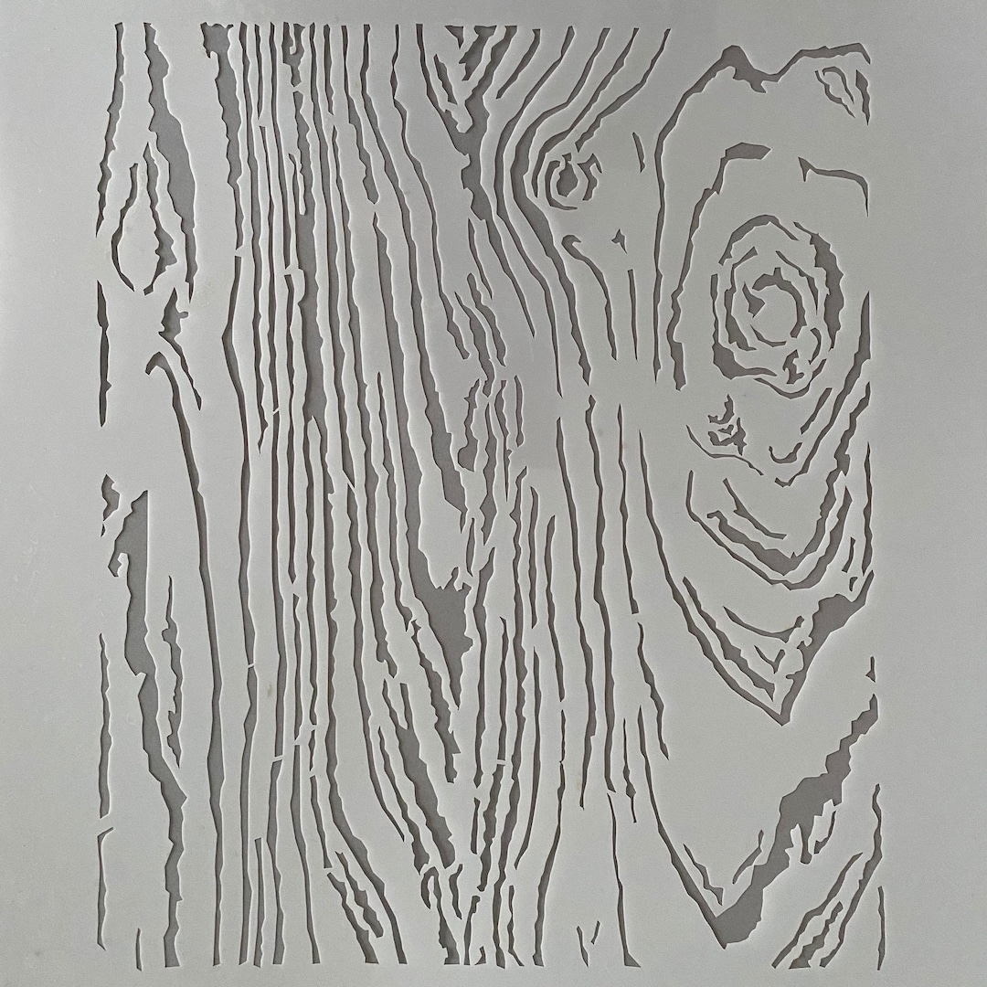 Wood Grain Stencil - Etsy