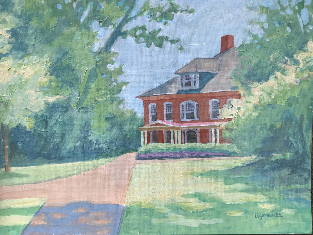 Original Acrylic Painting the Borden Building at Fred - Etsy