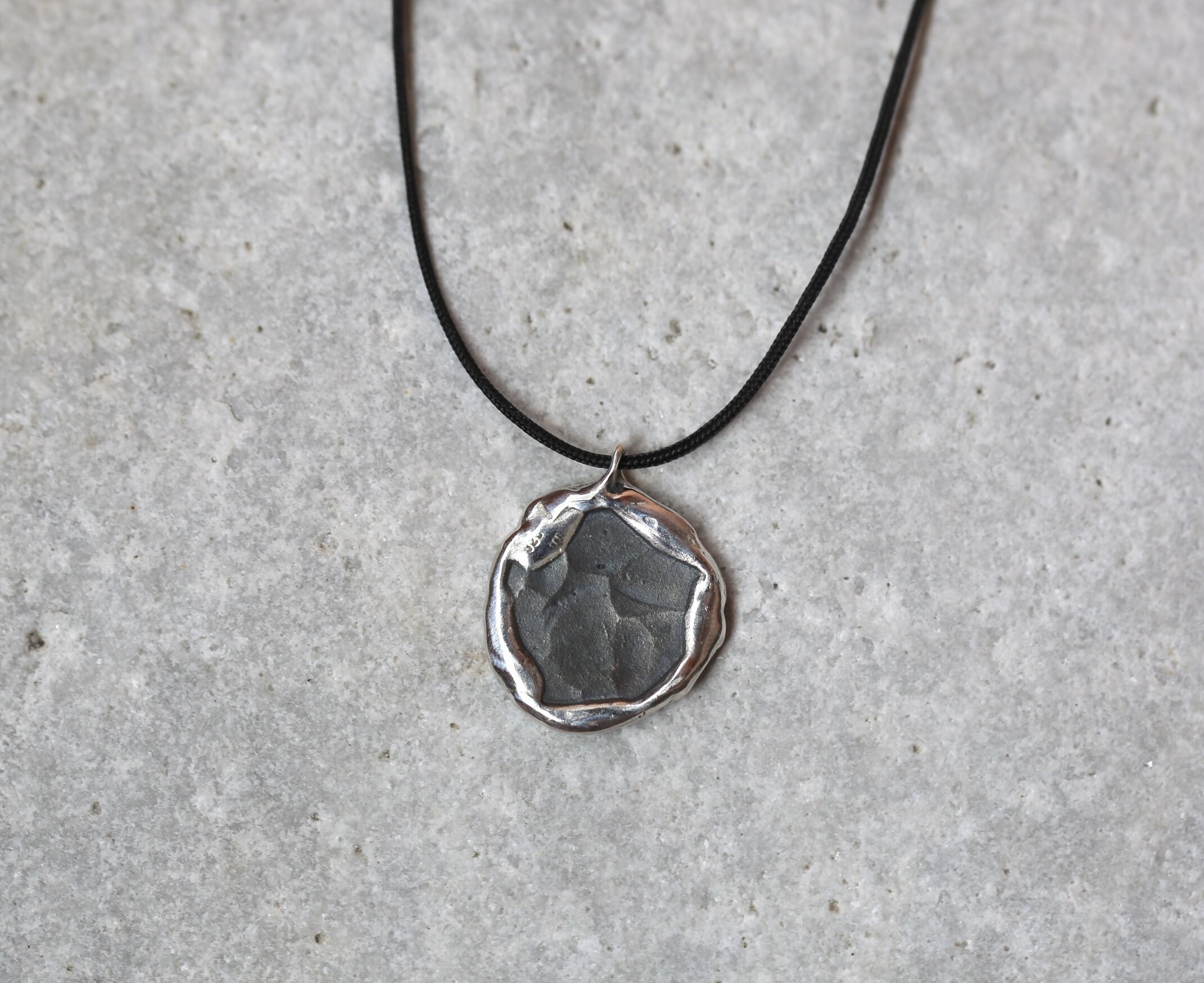 Sterling Silver Felicitas Goddess Ancient Coin Replica Necklace - Etsy