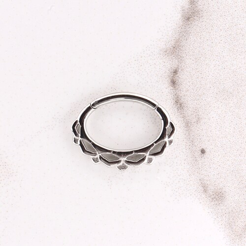 Beautiful Rose Gold Daith Clicker Septum Clicker Ring Jewelry | Etsy