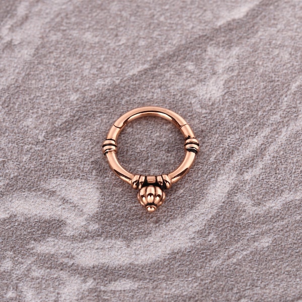 Rose Gold Septum Jewelry - Etsy