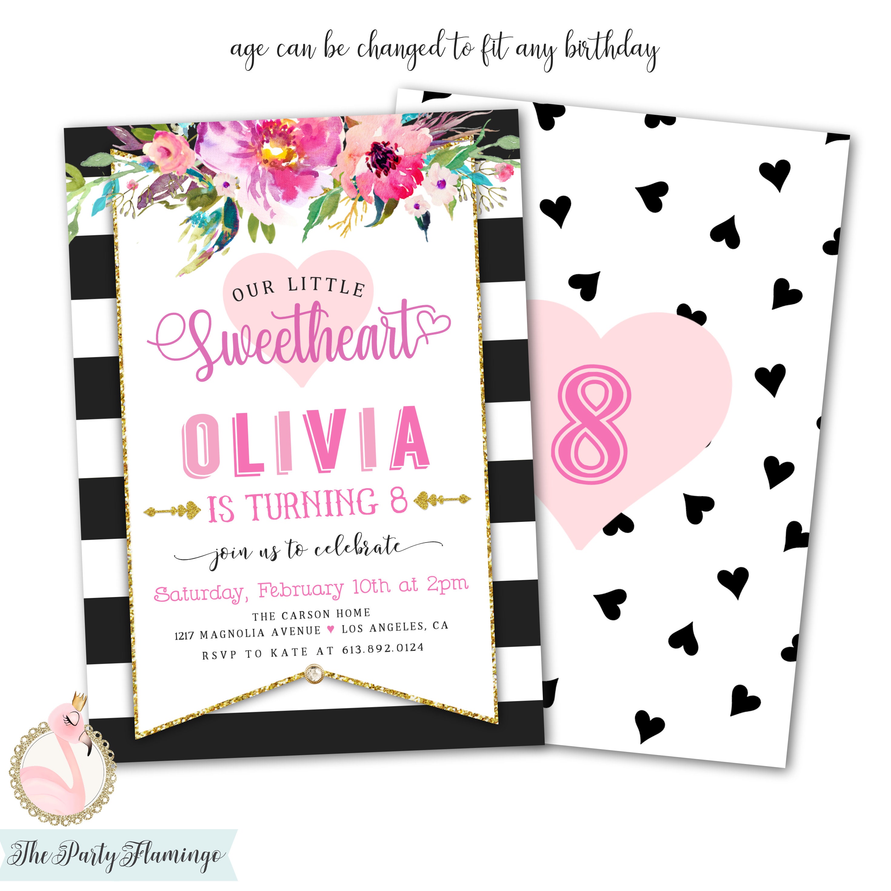 Kate Spade Invite Etsey