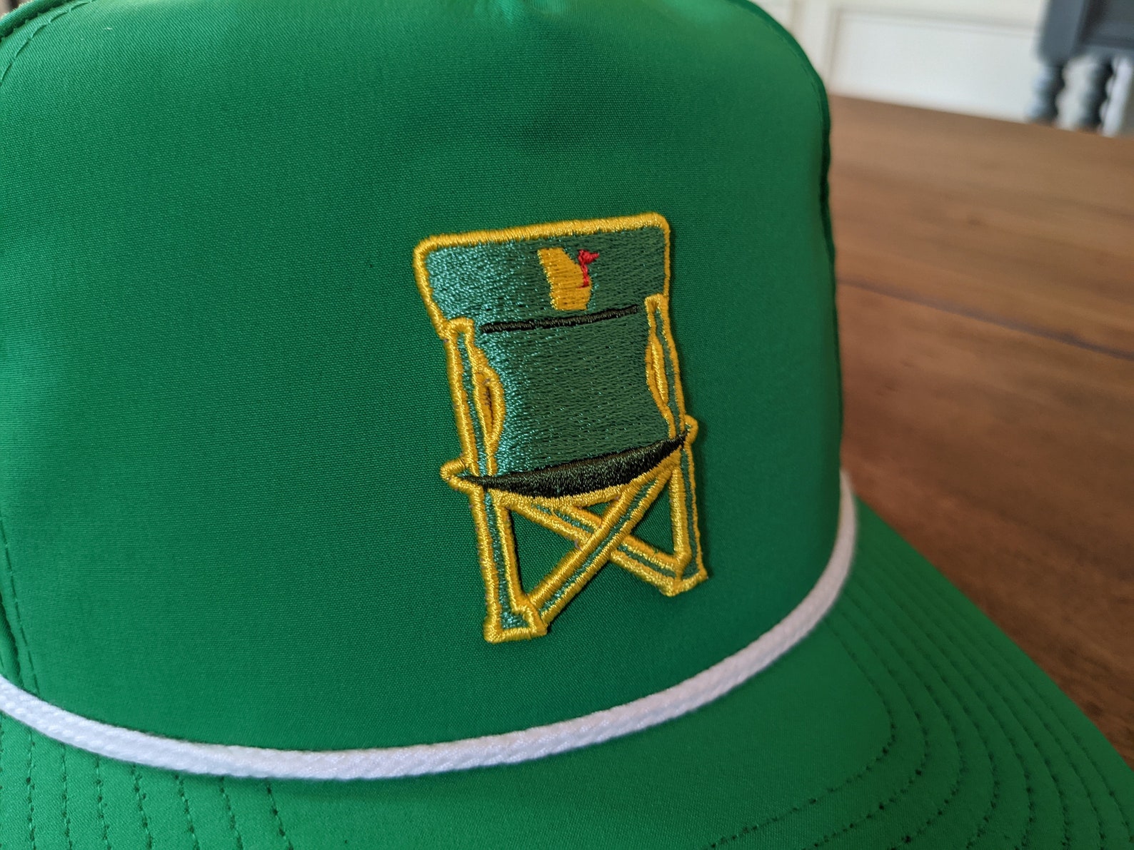 Green the Augusta Golf Chair Rope Hat Augusta - Etsy