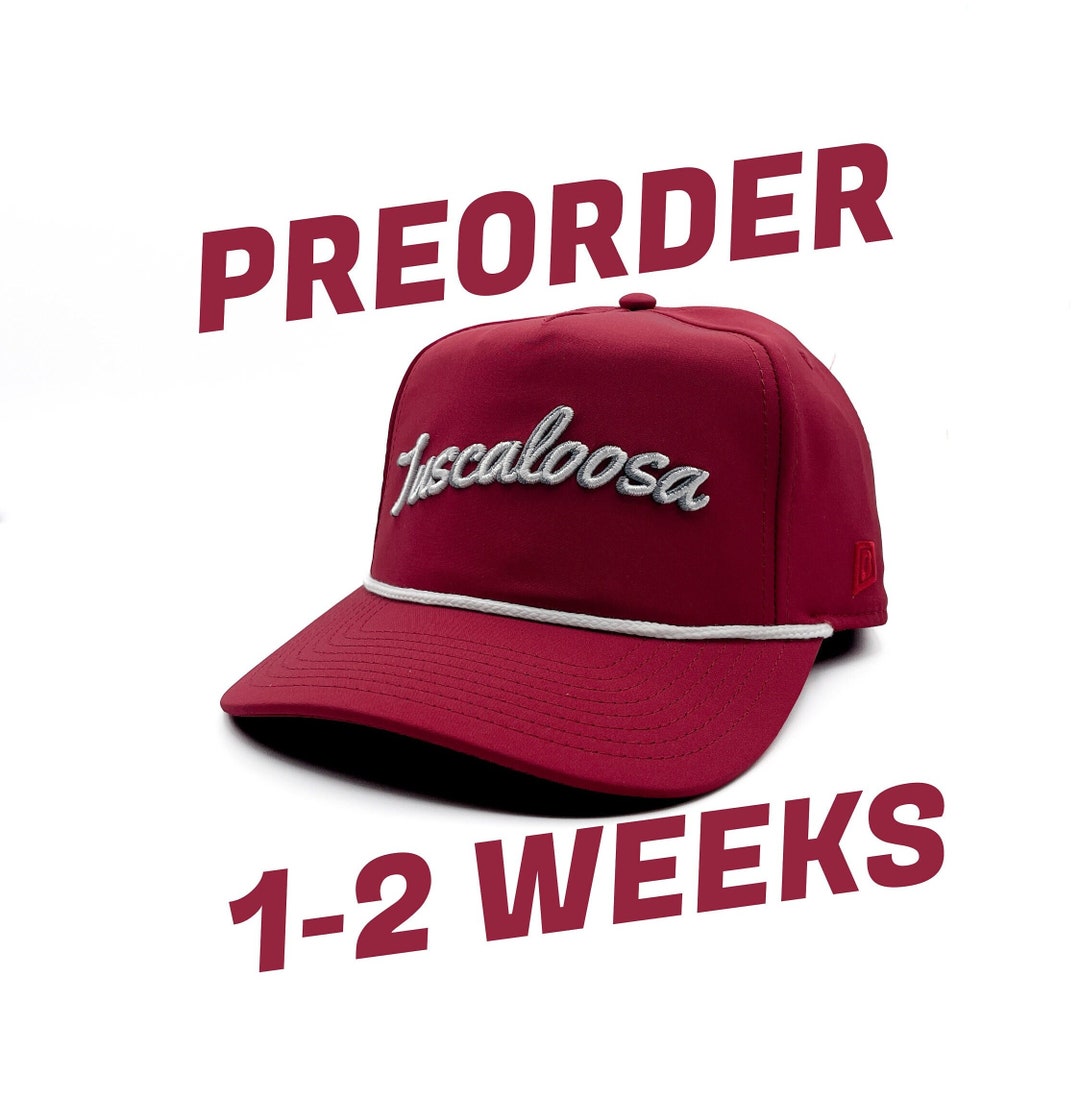 PREORDER Crimson tuscaloosa Al Rope Hat 3D - Etsy