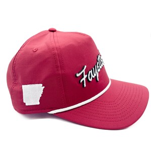 Cardinal fayetteville, Ar Rope Hat 3D Embroidery Vintage College ...