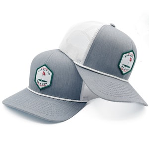 Grey & White bad Day to Be A Pin Rope Trucker Hat Georgia Golf Course ...