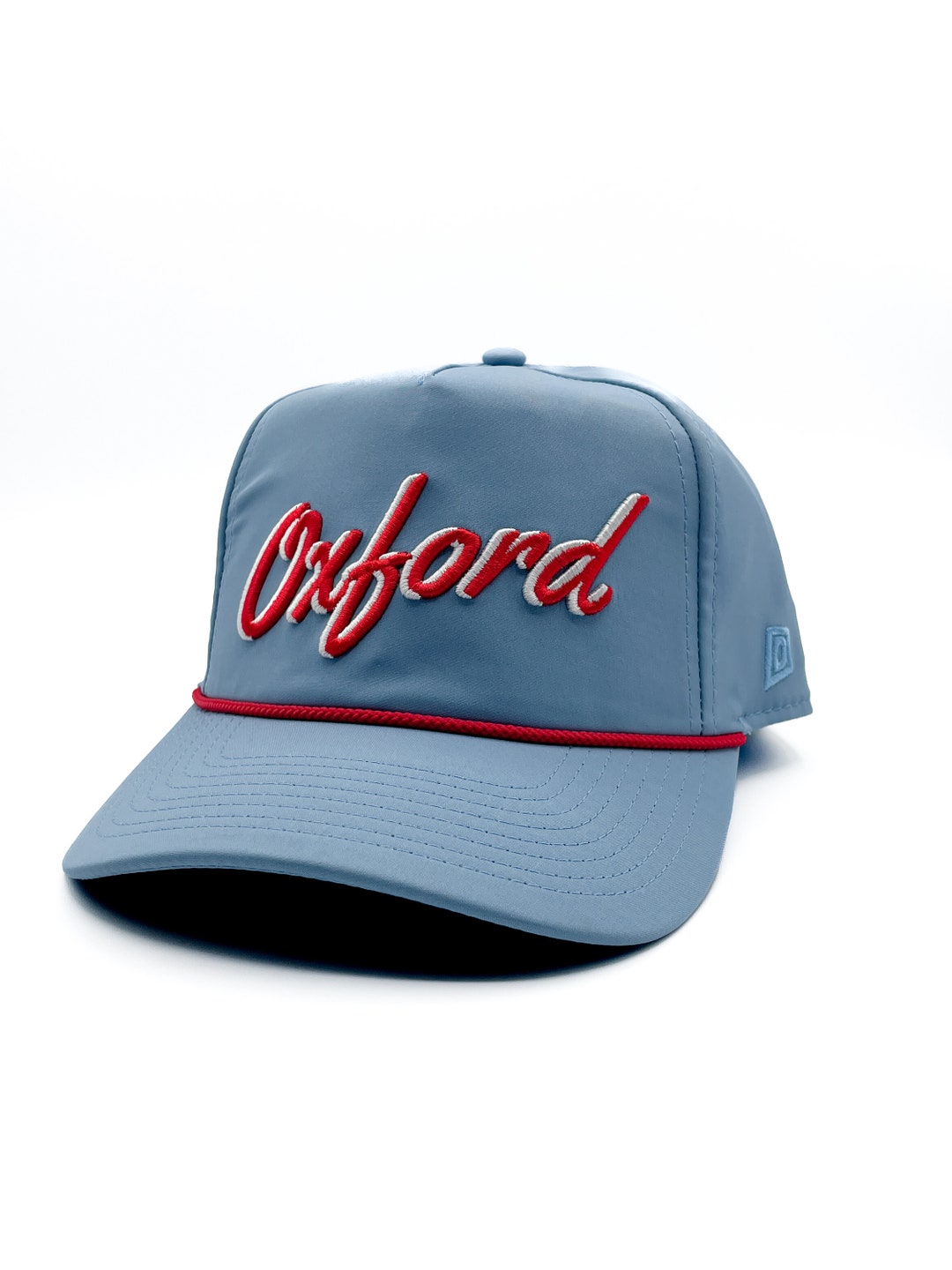 Powder Blue "oxford, Ms" Rope Hat | 3D Embroidery | College Football ...